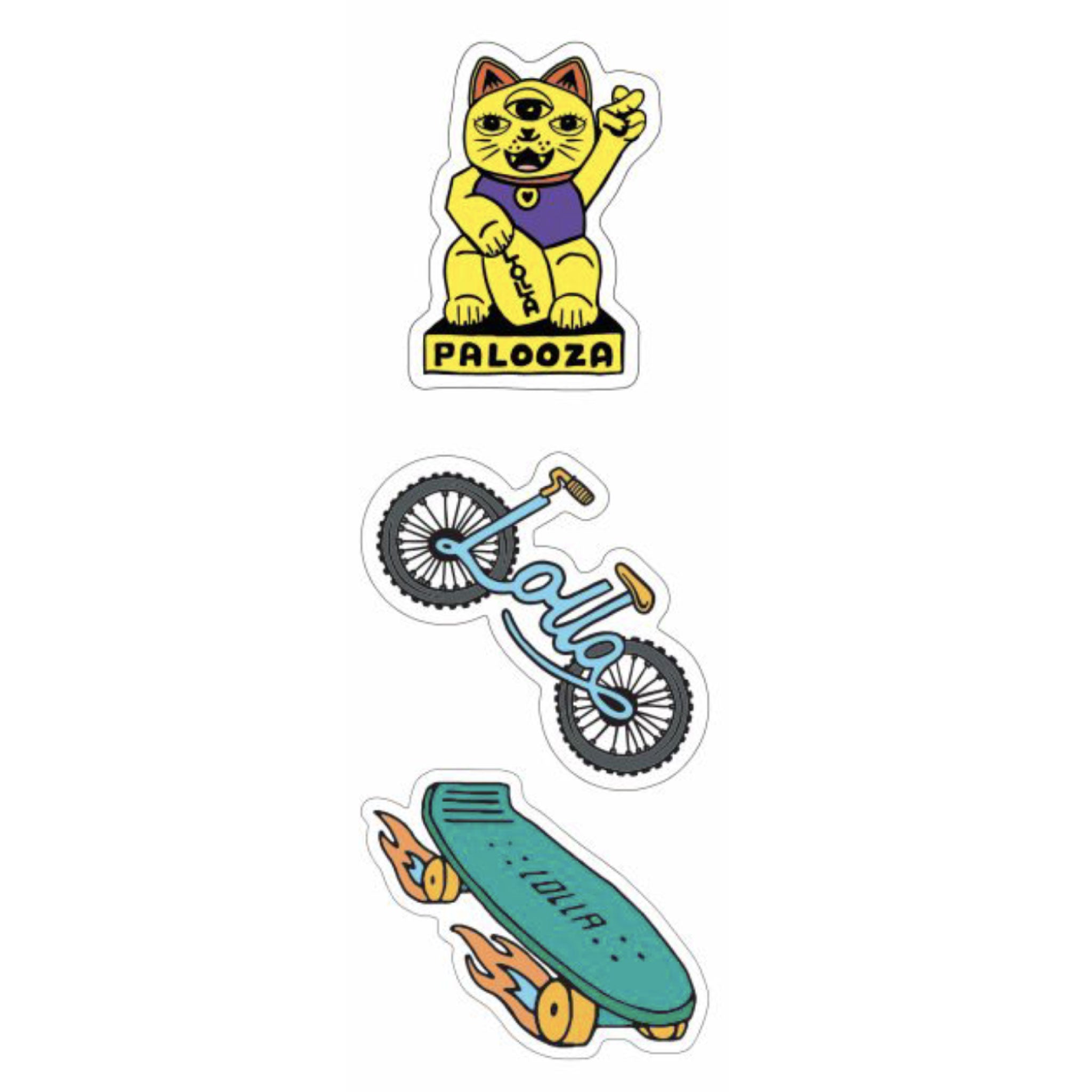 Lollapalooza Sticker Sheet